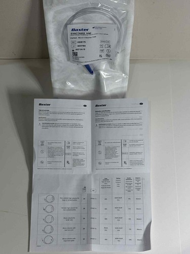 Baxter REF H938175 – ExactaMix Inlet Tubing Set – Vented Micro Volume ...