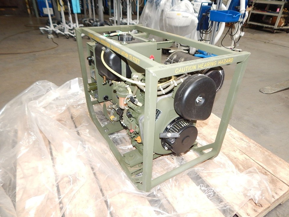 DEWEY 531A GENERATOR SET, DIESEL ENGINE, 2 KW, 120 VAC. M7032 | eBay
