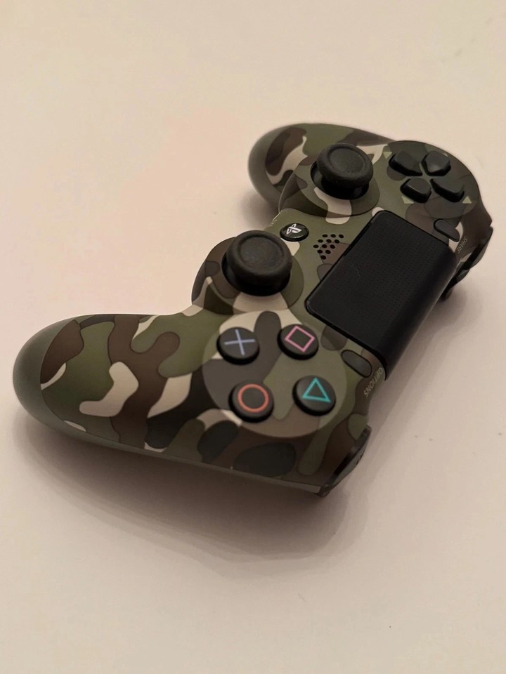 Sony PlayStation 4 PS4 Dualshock 4 Controller Green Camo - Gently Used ...