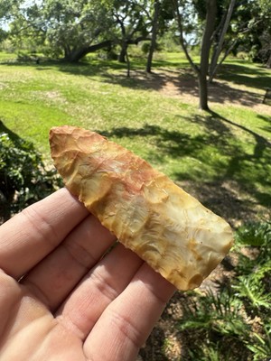 Native American Flintridge Eastern Stemmed Lance Arrowhead Point COA ...