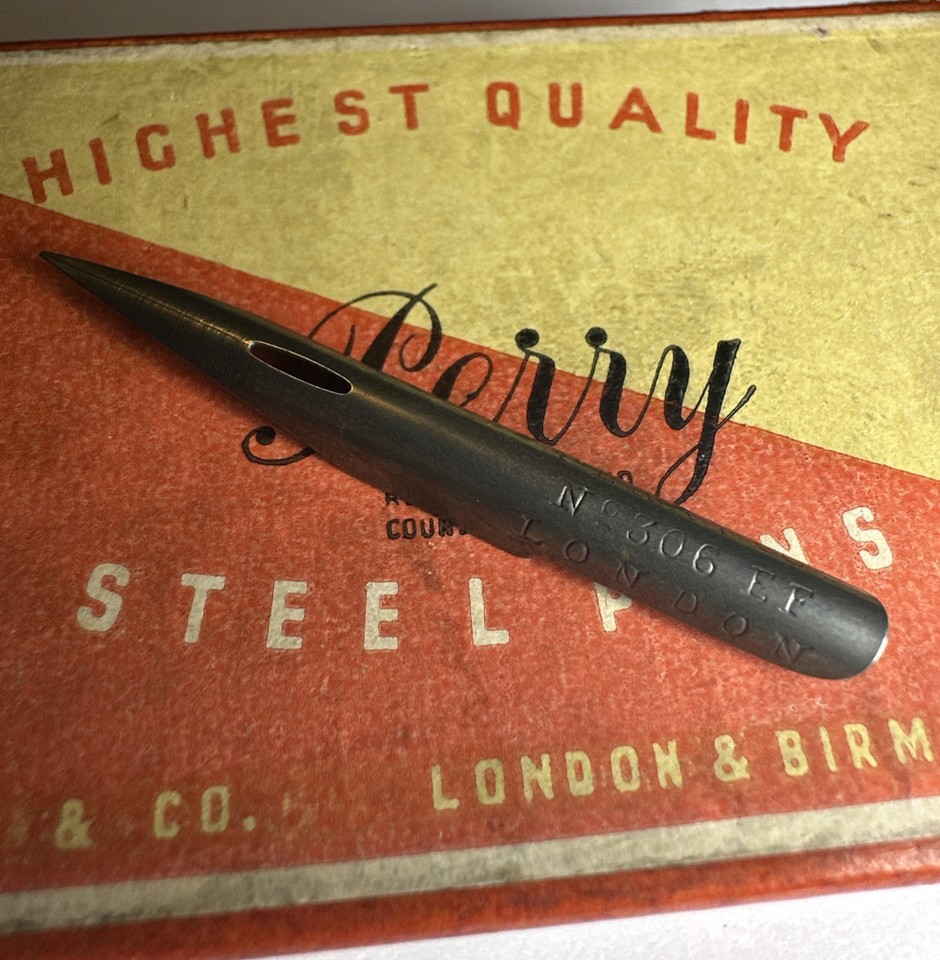 Perry & Co. London No. 306 EF Dip Pen Nibs Complete Box Of 100 NOS | eBay