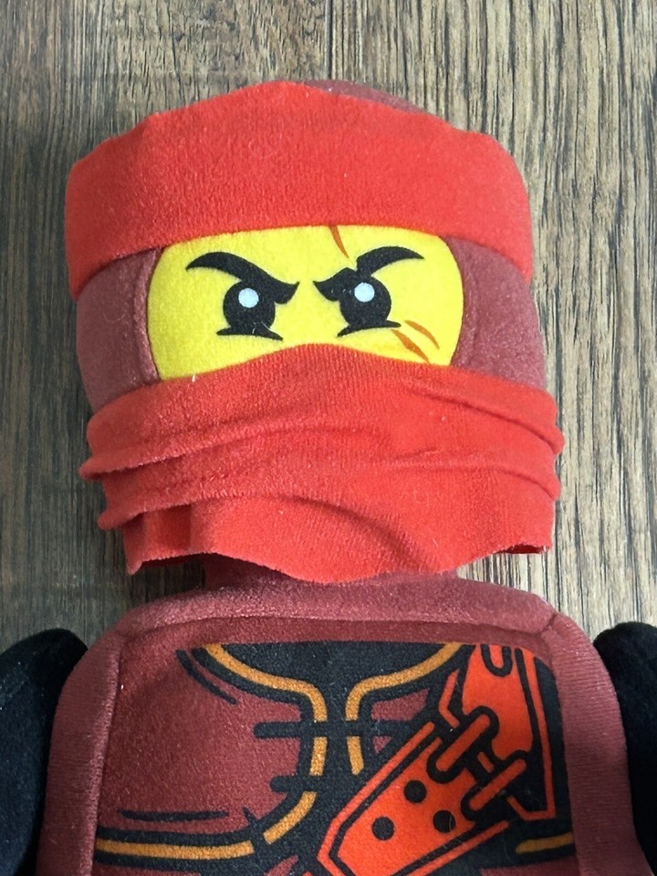 Lego Ninjago Plush Red Ninja 13" Kai Master of Spinjitzu Stuffed Animal ...