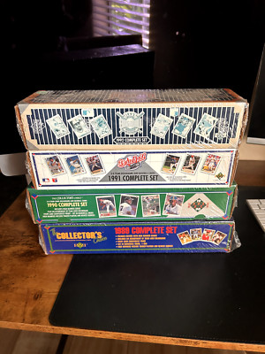 Baseball Cards Upper Deck unopened Complete Set 1989-1992 | eBay