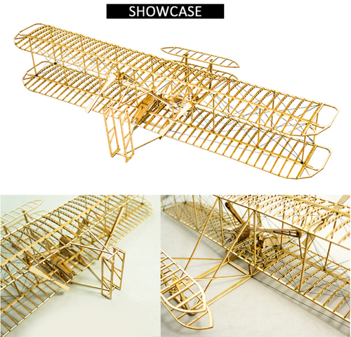 Wright Flyer 1:18 Scale 500mm Static Balsa Model Kit Dancing Wings 3D ...