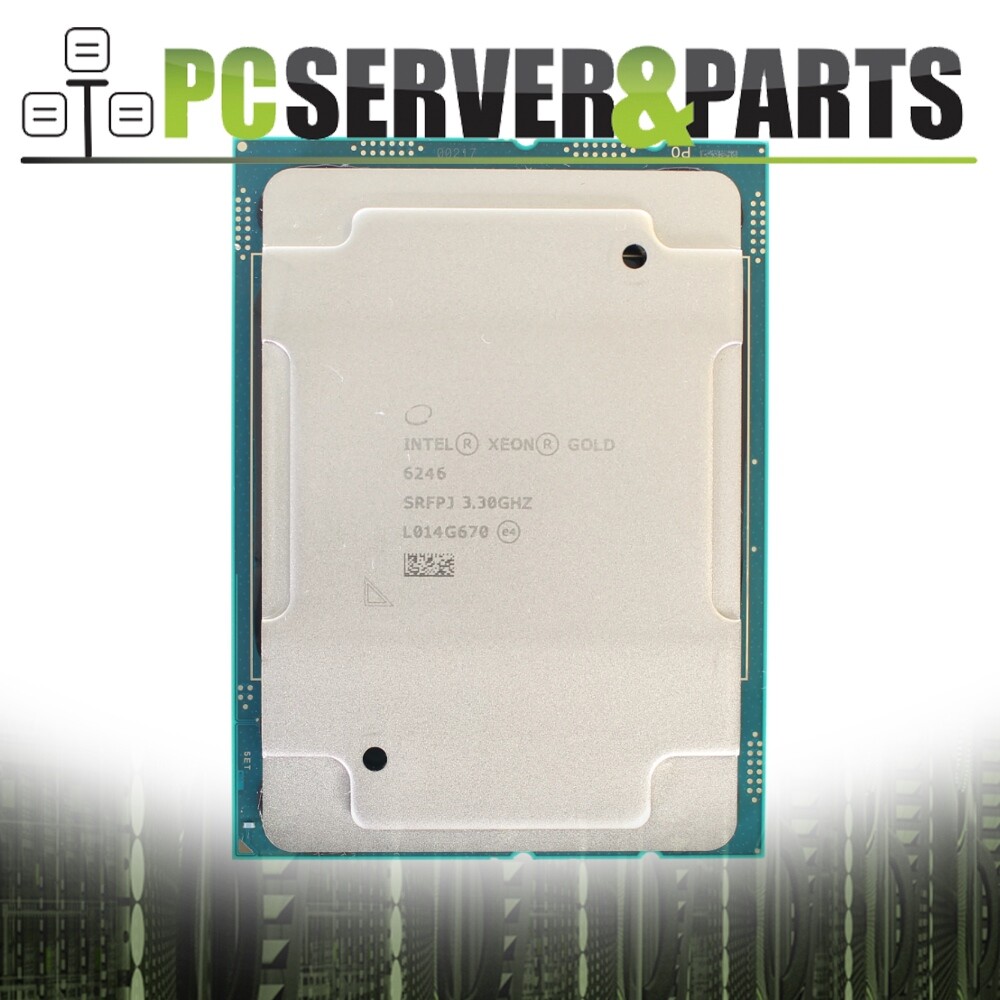Intel Xeon Gold 6246 SRFPJ 3.30GHz 24.75MB 12-Core LGA3647 CPU ...