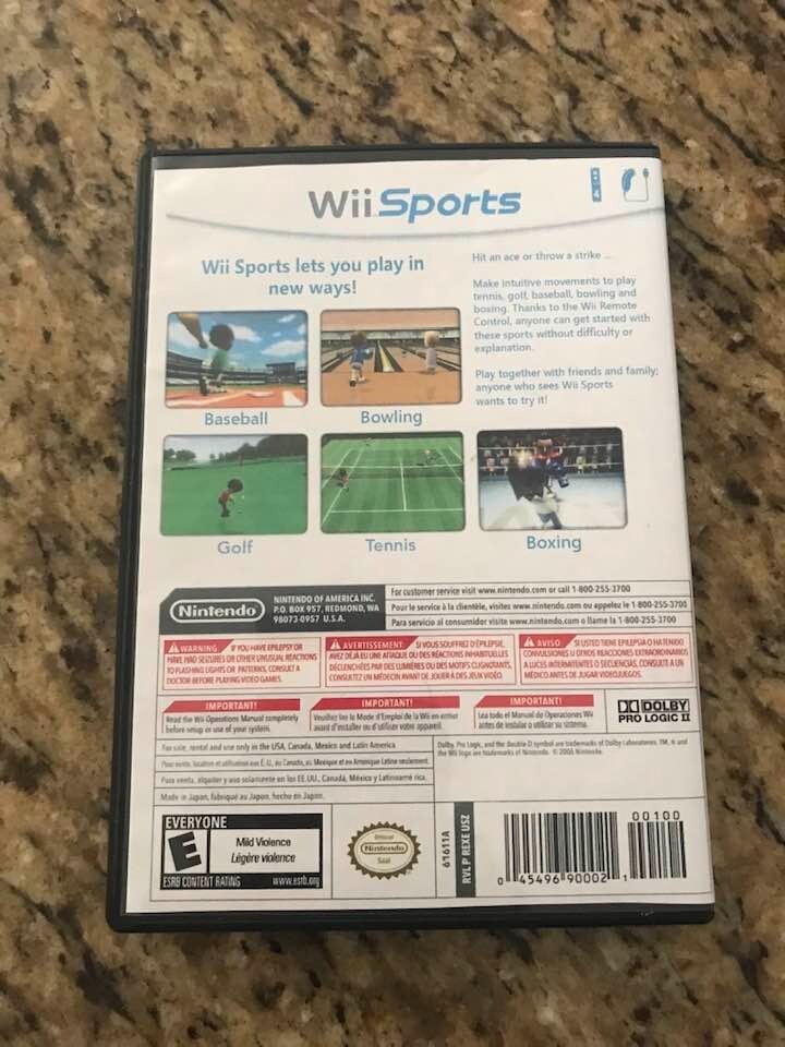 Wii Sports (Nintendo Wii, 2006) TESTED Works 100% 45496902322 | eBay