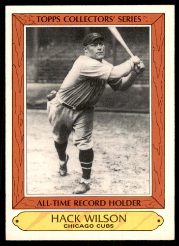 1985 Topps Woolworth Hack Wilson Baseball Cards #40 | eBay