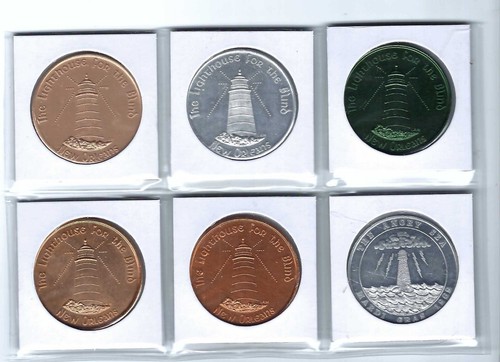 LIGHTHOUSE FOR THE BLIND BEACON LIGHT COINS TOKENS MEDALLION LOT | eBay