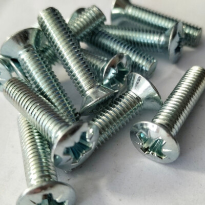 Pack Of 12 Screws Bolts Head Flared cross-Shaped 19 8/12X82ft6X25 | eBay