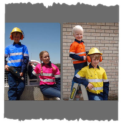 NEW! KIDS HI VIS WORK SHIRT GREAT GIFT! HI VIZ [ALL SIZES] Kids Hi ...