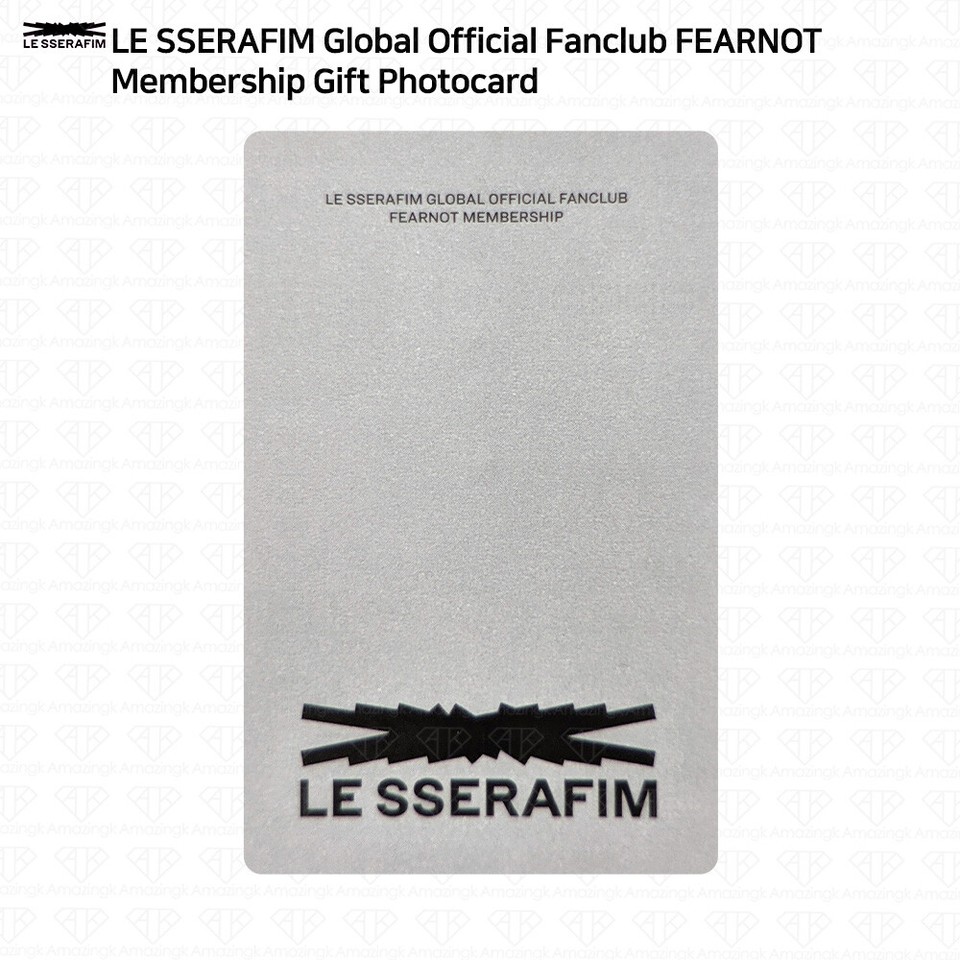Le Sserafim 2024 Global Official Fanclub FEARNOT Membership Gift ...