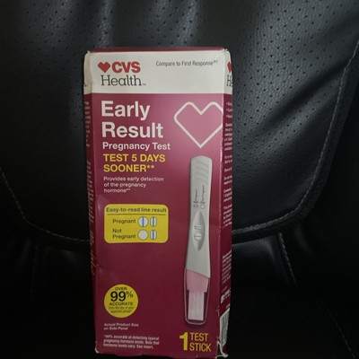 CVS Health Early Result Pregnancy Test, 1 CT BRAND NEW Expires 10/31 ...