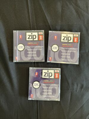 Iomega Zip Disk 100MB Formatted for IBM Compatibles Lot of 3 | eBay
