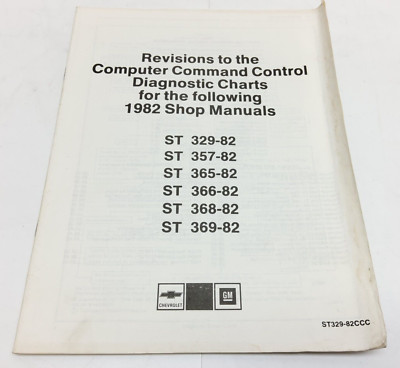 1982 GM Revisions to Computer Command Control Diagnostic Charts Shop ...
