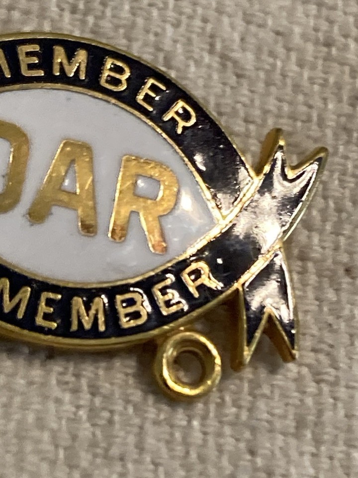 Daughters of the American Revolution Pin Member For Member DAR | eBay
