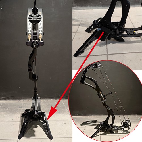PSE Compound Bow Stand Portable Holder Limbs Adjustable Archery Target ...