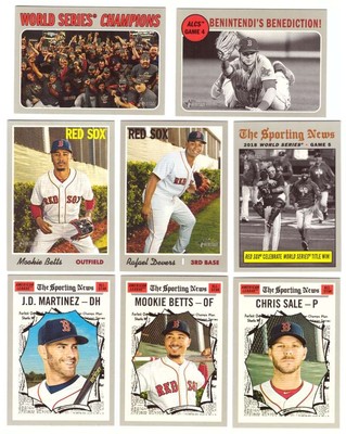 2019 Topps Heritage (Base 1-400) - BOSTON RED SOX Team Set | eBay