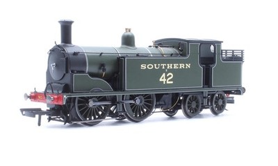 HORNBY 'OO' GAUGE R2840 SR GREEN 0-4-4T CLASS M7 #42 STEAM LOCOMOTIVE ...