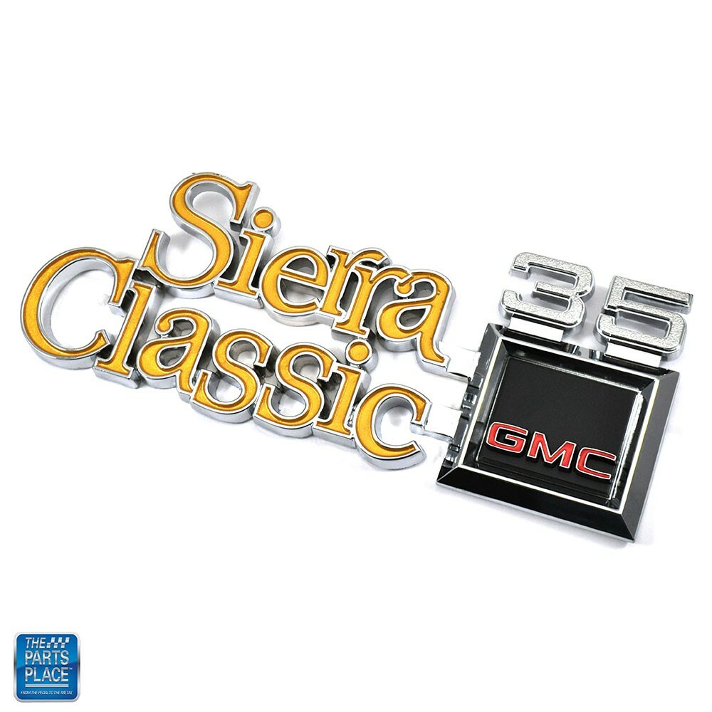 1977-1980 GMC Sierra Classic 35 Fender Emblem GM 351835 EA | The Parts ...