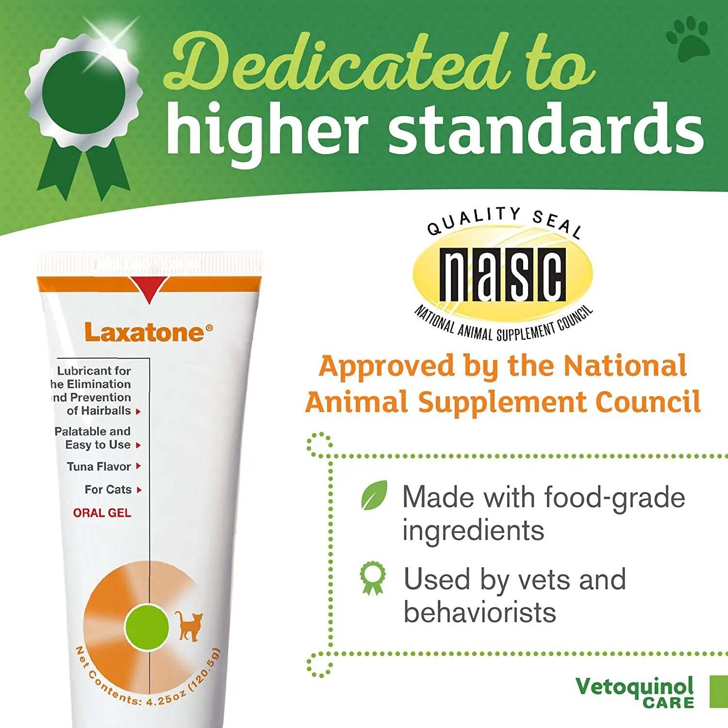 Vetoquinol Cat Laxatone Tuna Flavor Hairball Prevention 4.25 oz ...