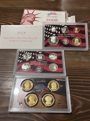 2008 Silver Proof Set US Mint Original Government Packaging OGP COA | eBay