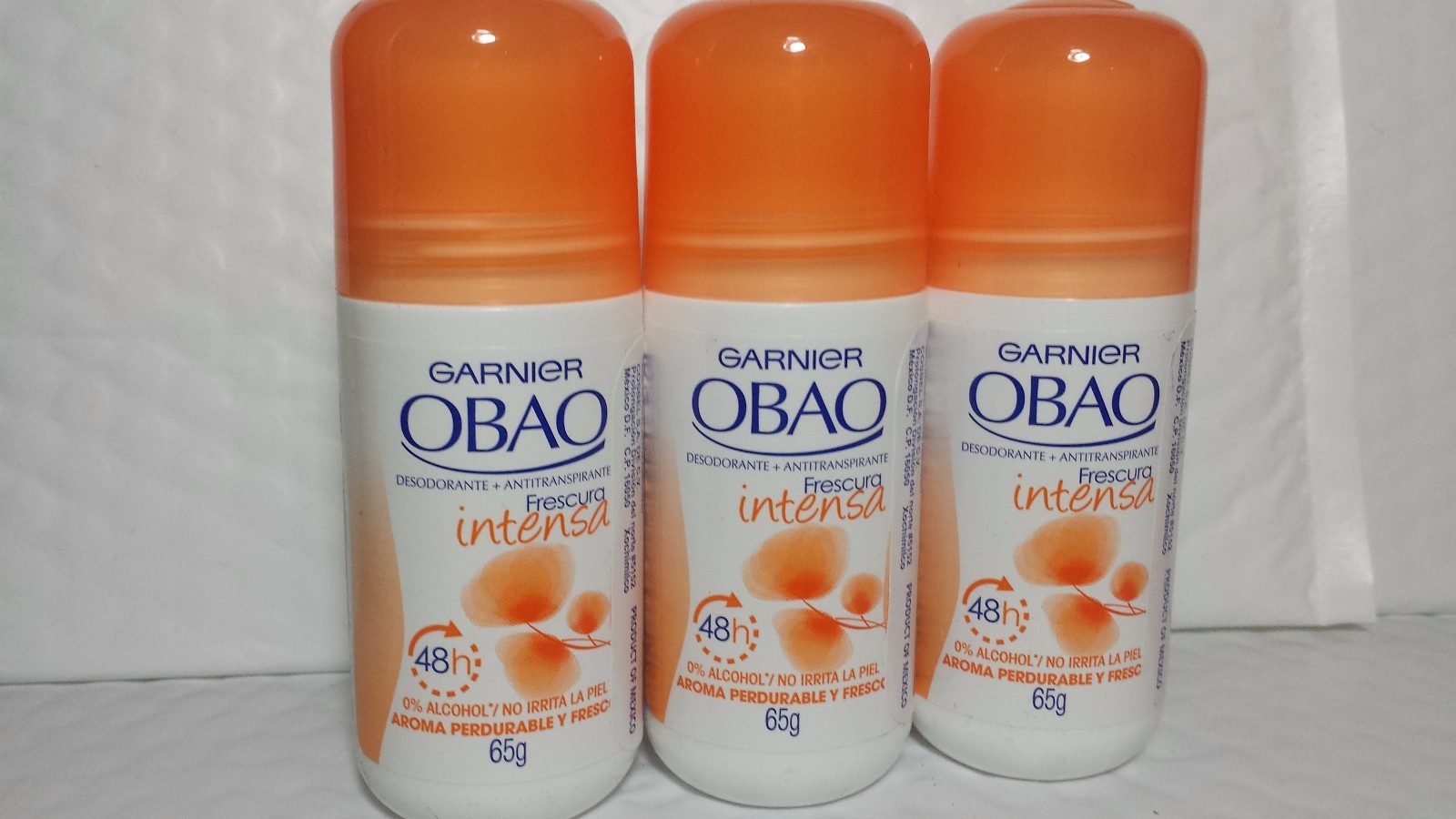 3 OBAO DEODORANT ANTIPERSPIRANT GARNIER FRESCURA INTENSA NO ALCOHOL | eBay