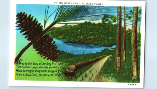 The North Carolina State Toast North Carolina Postcard | eBay