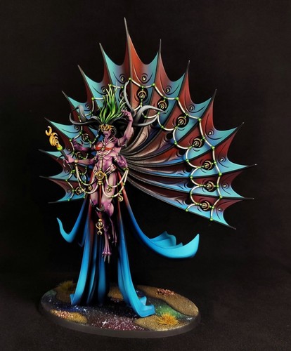 Dexcessa, the Talon of Slaanesh painted Warhammer AoS Chaos Daemons ...