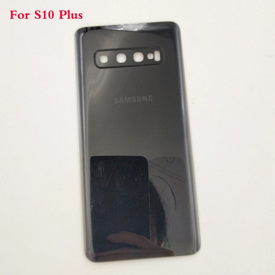 Glass Cover For SAMSUNG Galaxy S10+ S10 Plus Battery Cover Back Glass ...