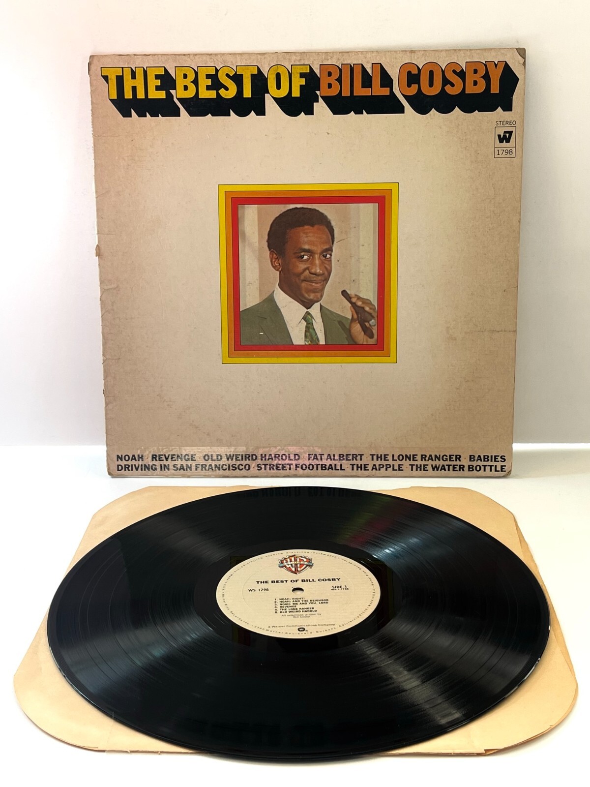 Bill Cosby The Best of Bill Cosby Record Album Vinyl LP ST91722 Warner ...
