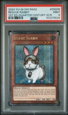 2024 YuGiOh! RA02 Rescue Rabbit 1st Edition QCSR #EN008 PSA 9 MINT | eBay