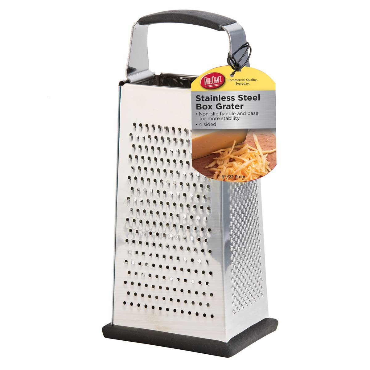 Stainless Steel Cheese Grater Professional Handheld 4 Sided Kitchen ...