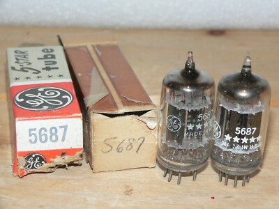 2 NIB GE 5687 Tubes (USA) 5 STAR | eBay