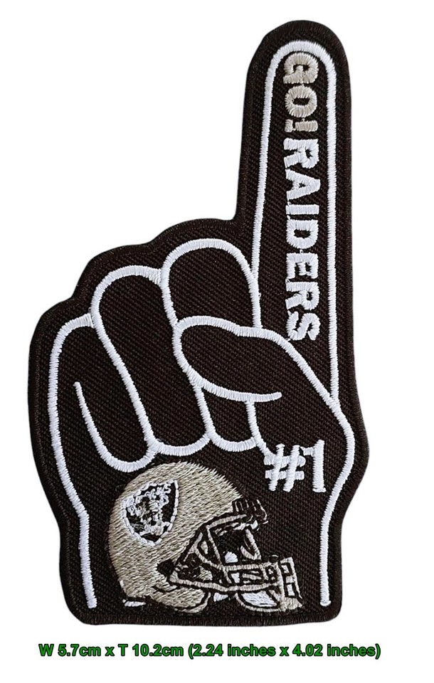 Oakland Raiders NFL Football Patches Embroidery iron,sew(From Thai by ...