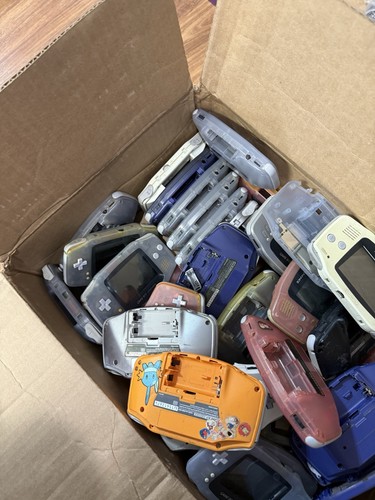 SHELL ONLY Lot of 20 Nintendo Game Boy Advance GBA Replacement Shell ...