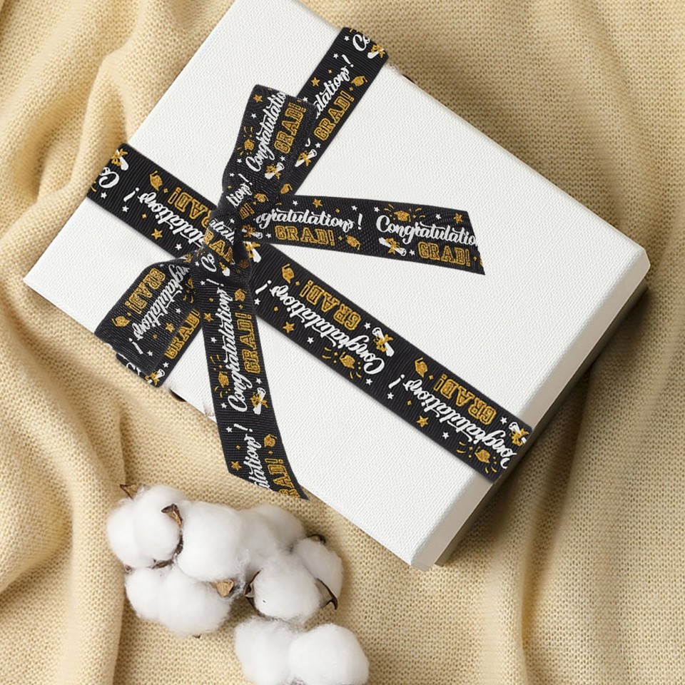 Graduation Season Ribbon Decoration Rolls for Congratulation Diy Crafts ...