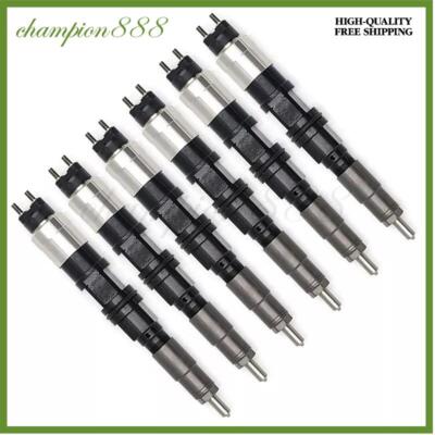 6pcs Diesel Fuel Injectors 095000-6500 RE529117 DZ100216 For John Deere ...