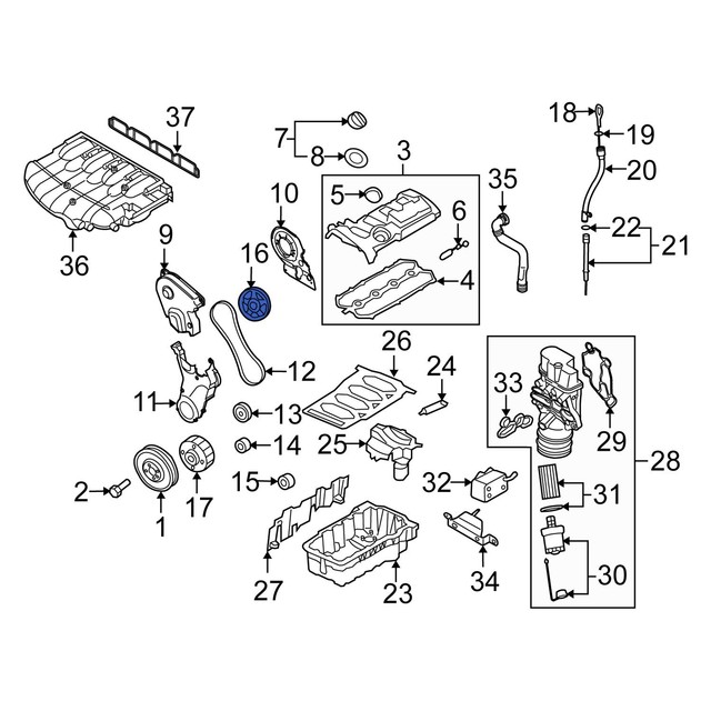 Volkswagen of America 06D109111B - Engine Timing Camshaft Gear for sale ...