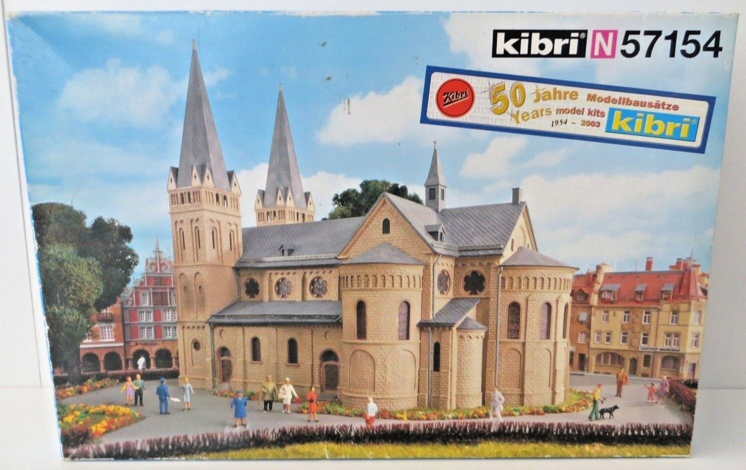Kibri N 57154 50 years Kibri model kits large church with instructions ...