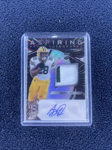 2020 Panini Spectra AJ Dillon #14 Rookie Card 45/75 Autograph | eBay