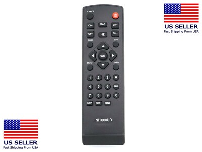 New NH000UD Replace Remote Control Applicable for Sylvania TV LC195SLX ...