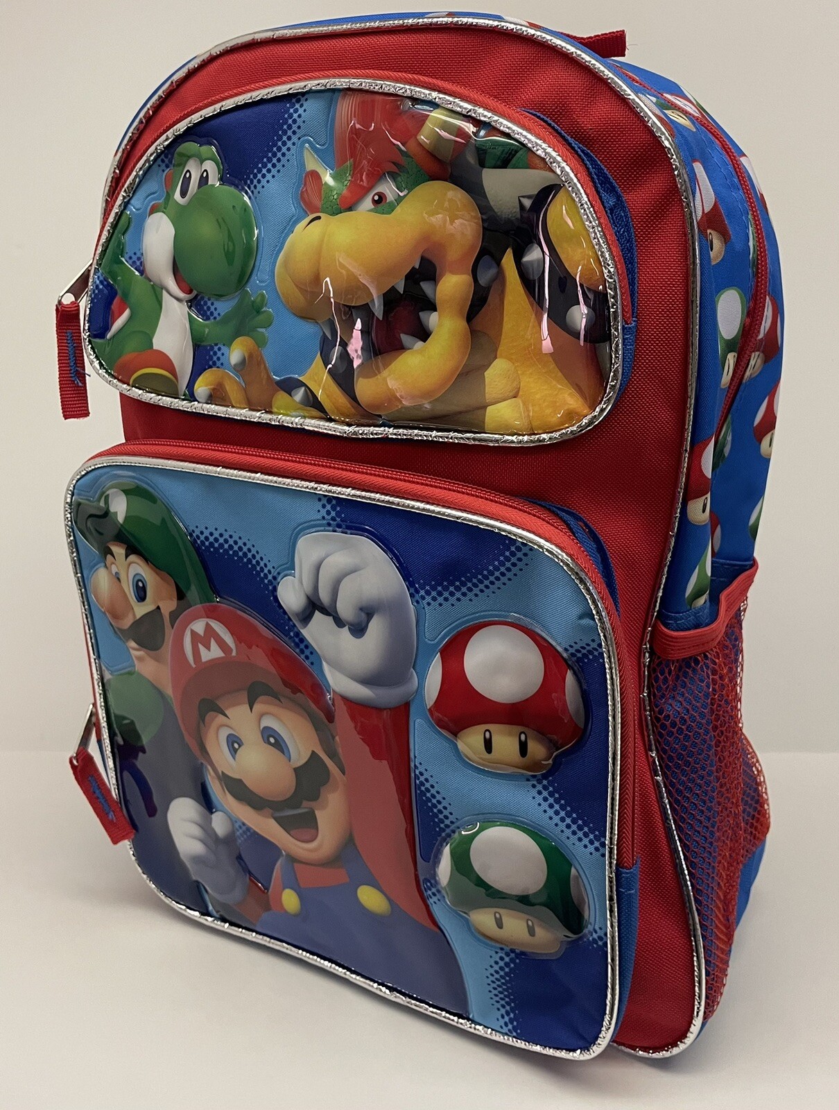 Super Mario 16” Large School Backpack ( Brand New) | eBay