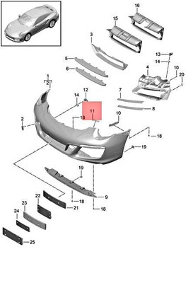 Genuine PORSCHE 911 Turbo 991 997 Carrera Gt2 Gt3 Rs Fixing 99750571900 ...