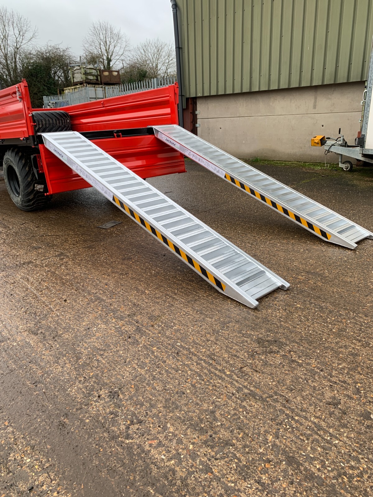 3 Ton 10' Long Loading Ramps (PAIR) HD 3m Jacksta Plant Tractor Digger ...
