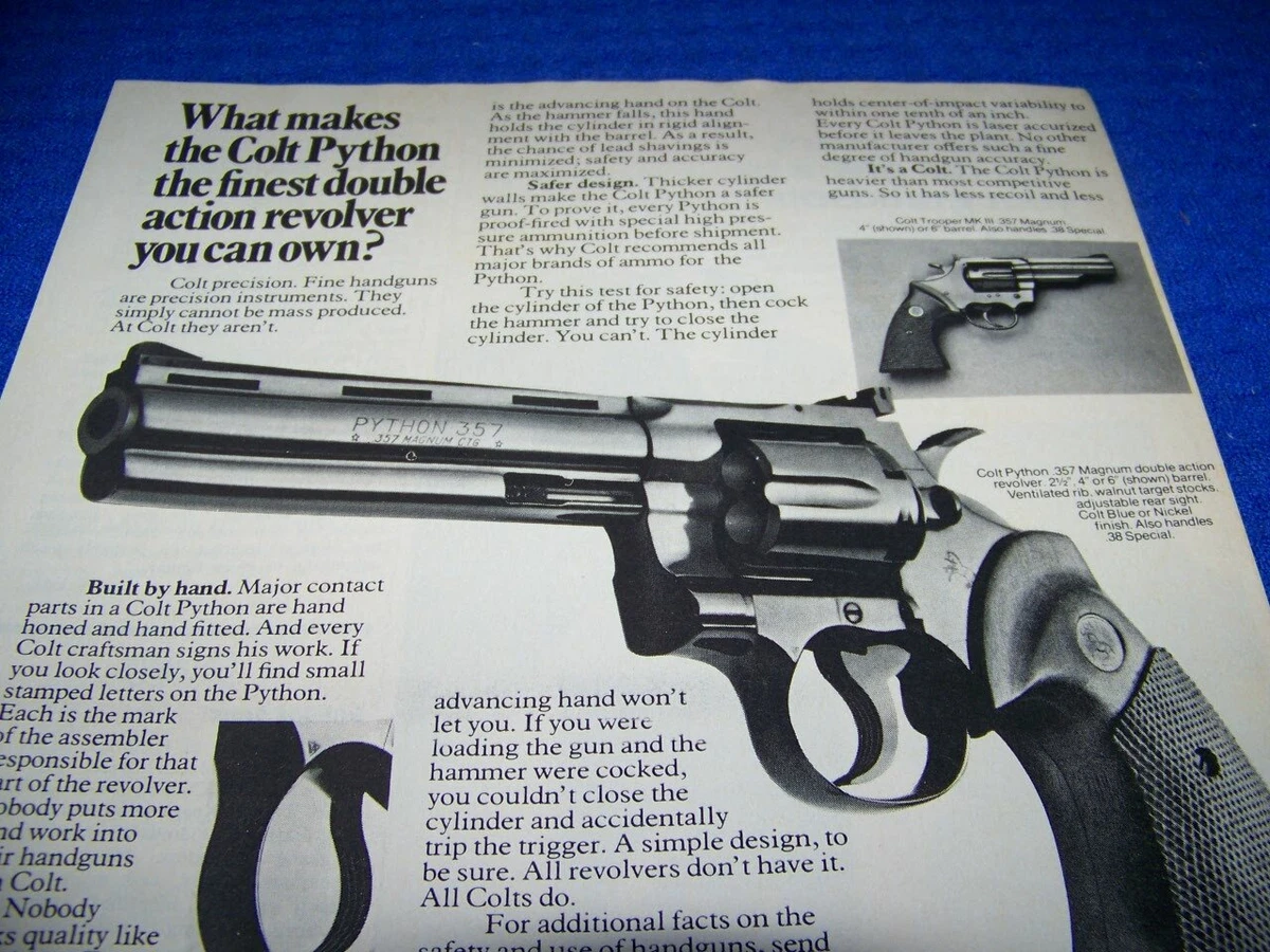 1976 Colt Python 357 1976 Colt Python 357