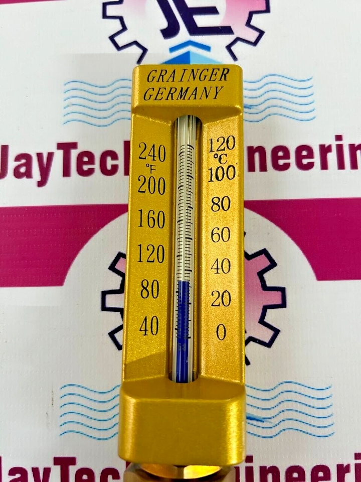 GRAINGER GERMANY MARINE INDUSTRIAL THERMOMETER 0-120°C V-SHAPE | eBay