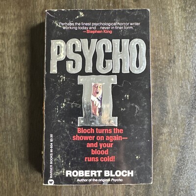 RARE Psycho II By Robert Bloch Stephen King (1st Ed Book, 1982) Paperback Horror 9780446908047| eBay