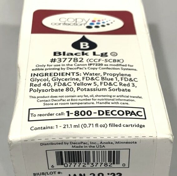 2-Pack Copy Confection Black LG 37782 CCF-5CBK Ink Catridges ...