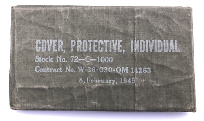 NOS Gas Cover, Protective Individual Sealed WW2 WWII Original 1945 | eBay