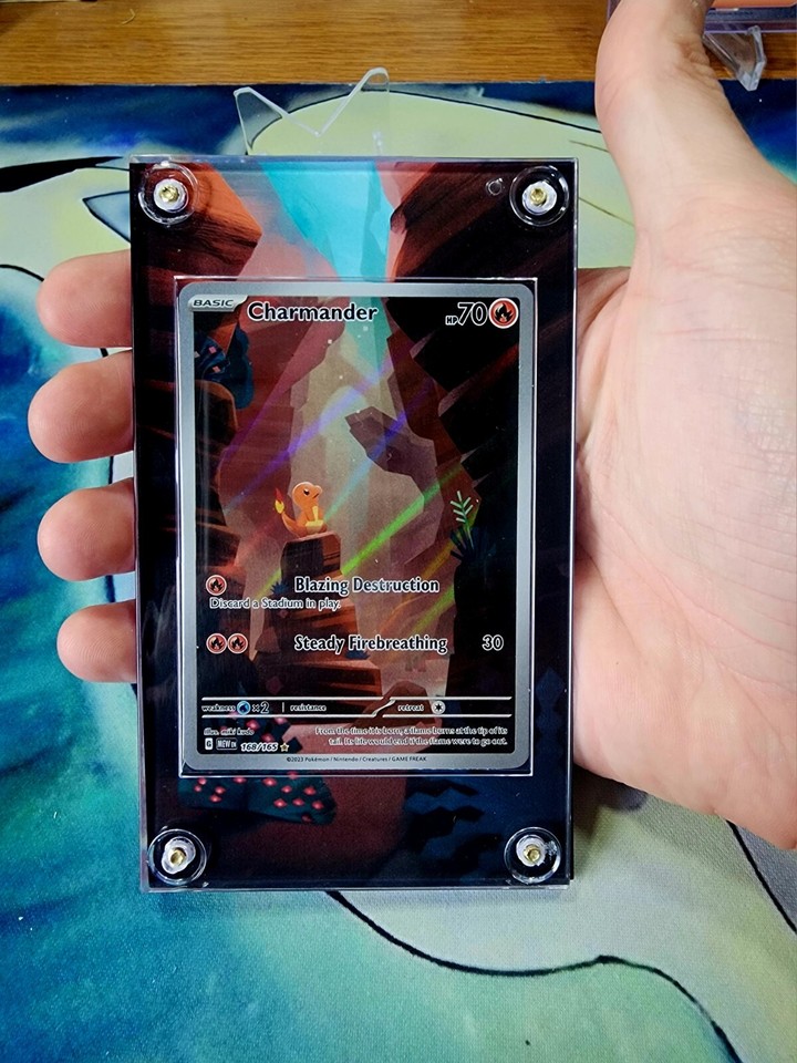 Pokemon 151 Charizard EX 199, Charmander 168, Charmeleon 169 Custom ...